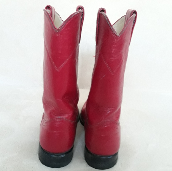 Justin Boots | Shoes | Justin Red Roper Boots | Poshmark